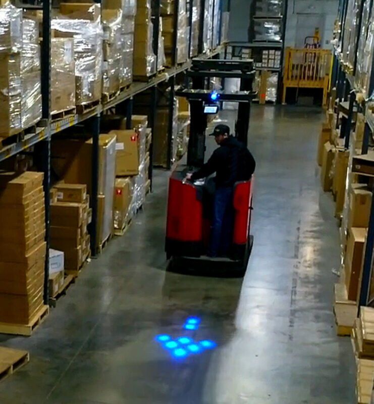 Forklift Blue Arrow Light | Forklift Flashing Arrow Lights